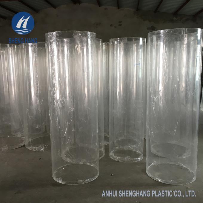 PMMA Plexiglass Cast Acrylic Tube Transparent 100mm Antiwear
